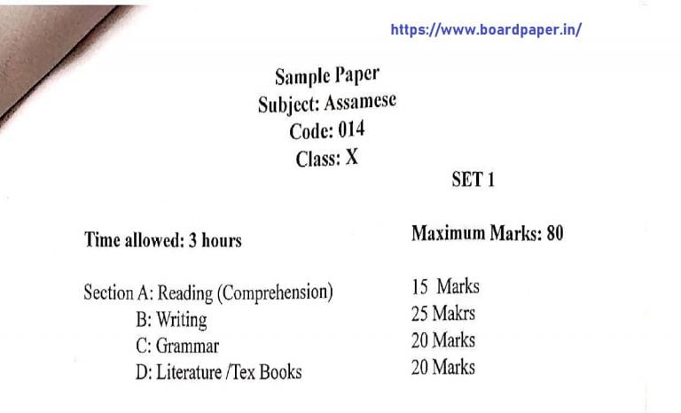 SEBA HSLC Blueprint 2025, Assam 10th Question Paper 2025, Assam X Exam ... SEBA HSLC Blueprint 2025, Assam 10th Question Paper 2025, Assam X Exam ...